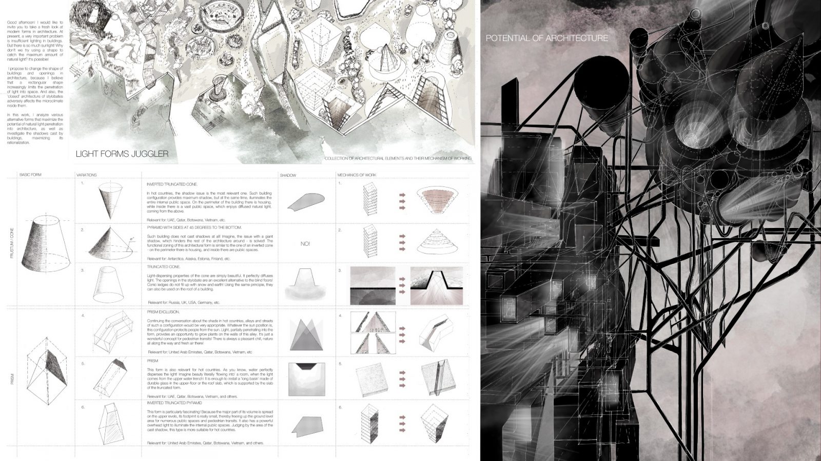 2020 – the theater of light – conceptual design of land art in the ...