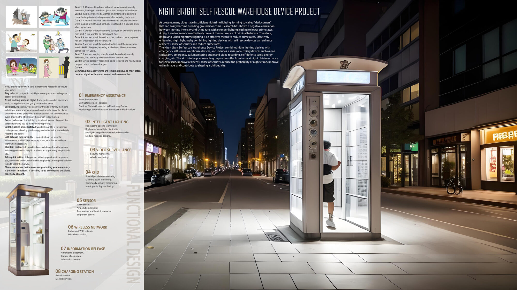 2024 – Nightbright Self-Rescue Pod Project – Daylight and Architecture